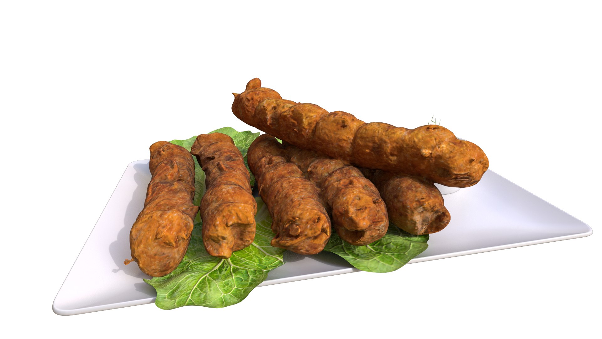 3D Fried Chicken Rolls Sticks Meat - TurboSquid 2365373