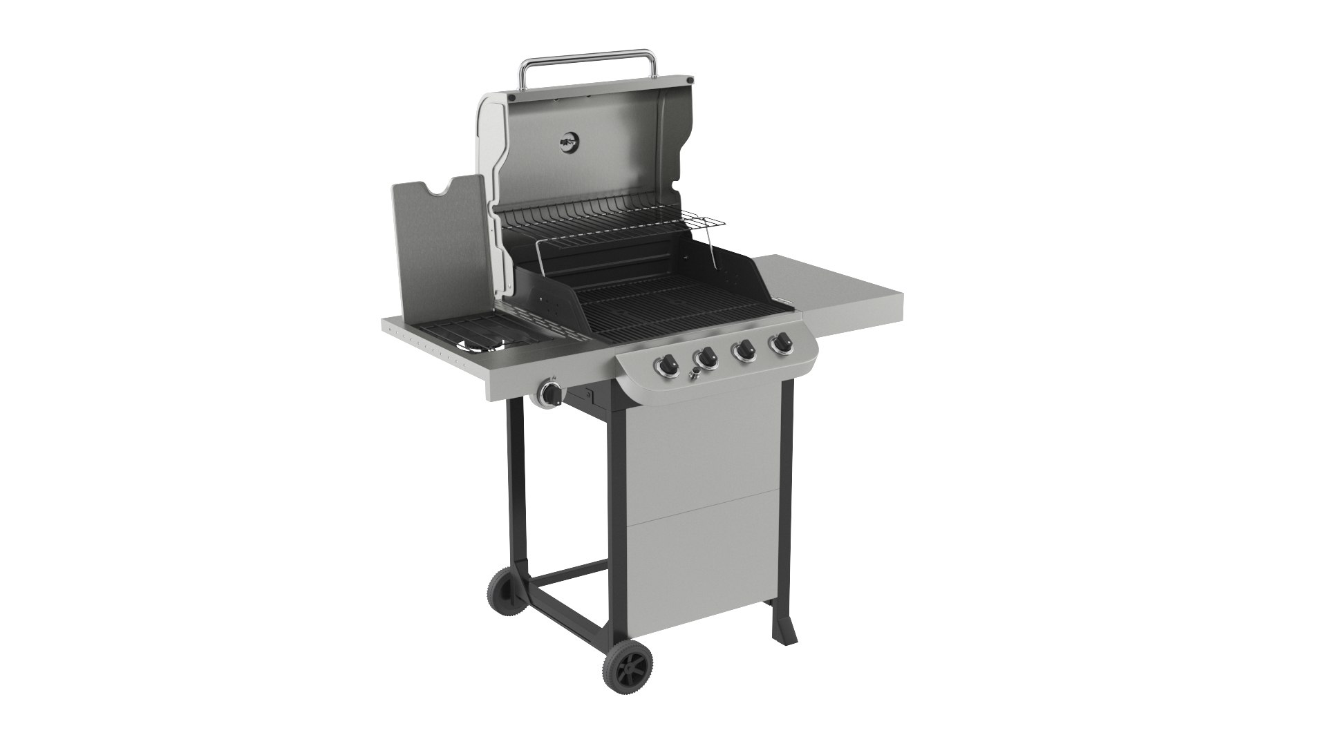 3D Gas Grill Model - TurboSquid 1696097