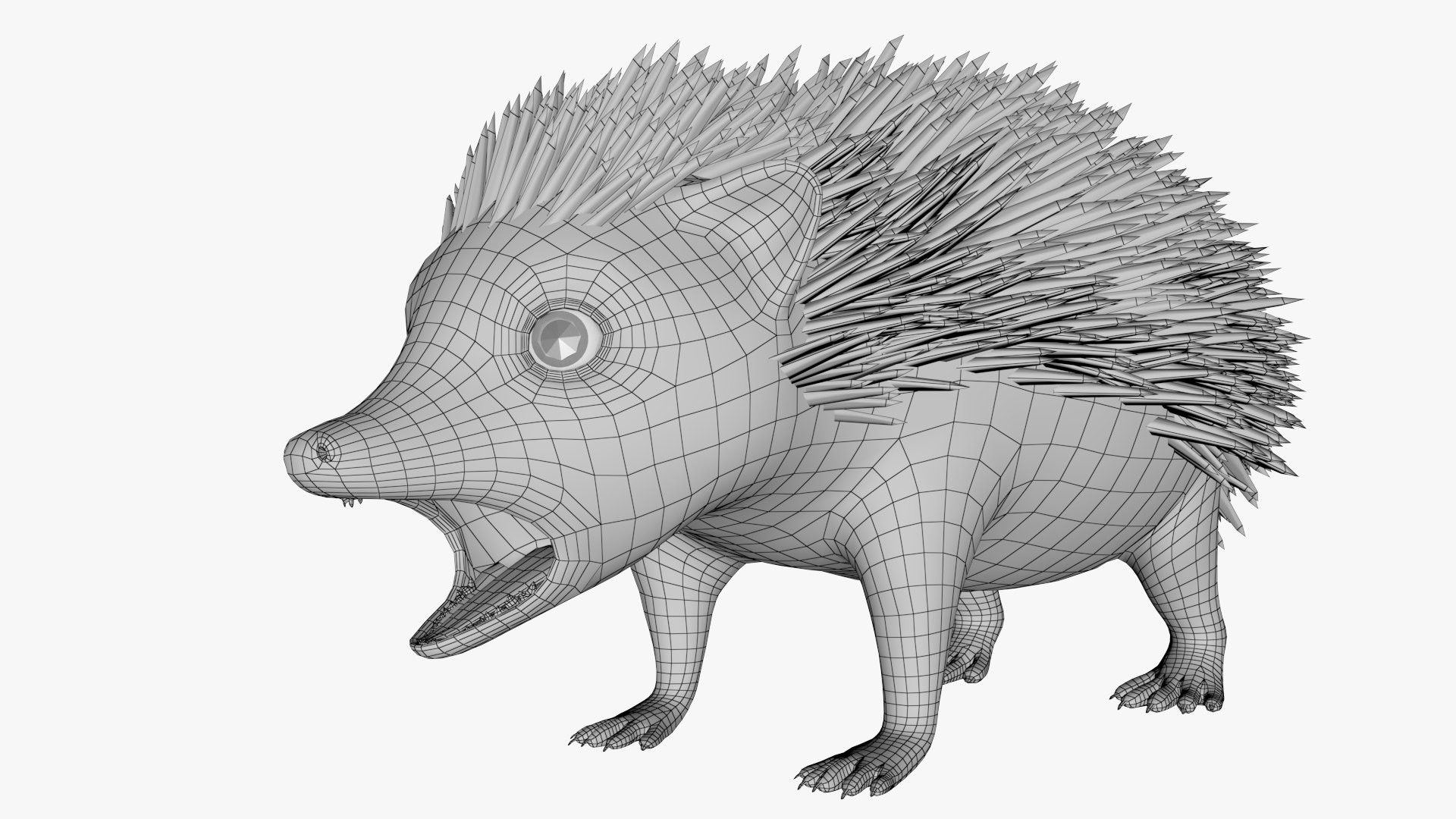 3D Model Hedgehog Rigged - TurboSquid 1826311