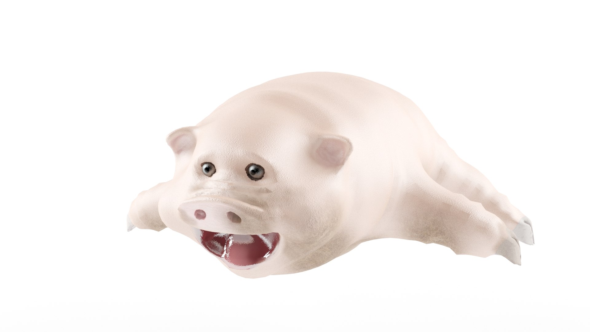 Pig Model - TurboSquid 1421633