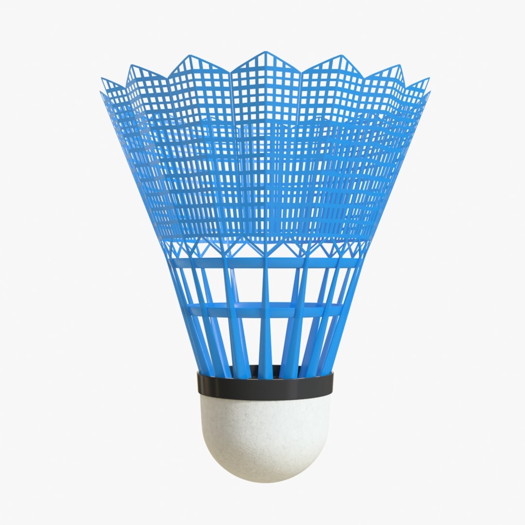 Realistic Shuttlecock 01 3 3D Model - TurboSquid 1445640