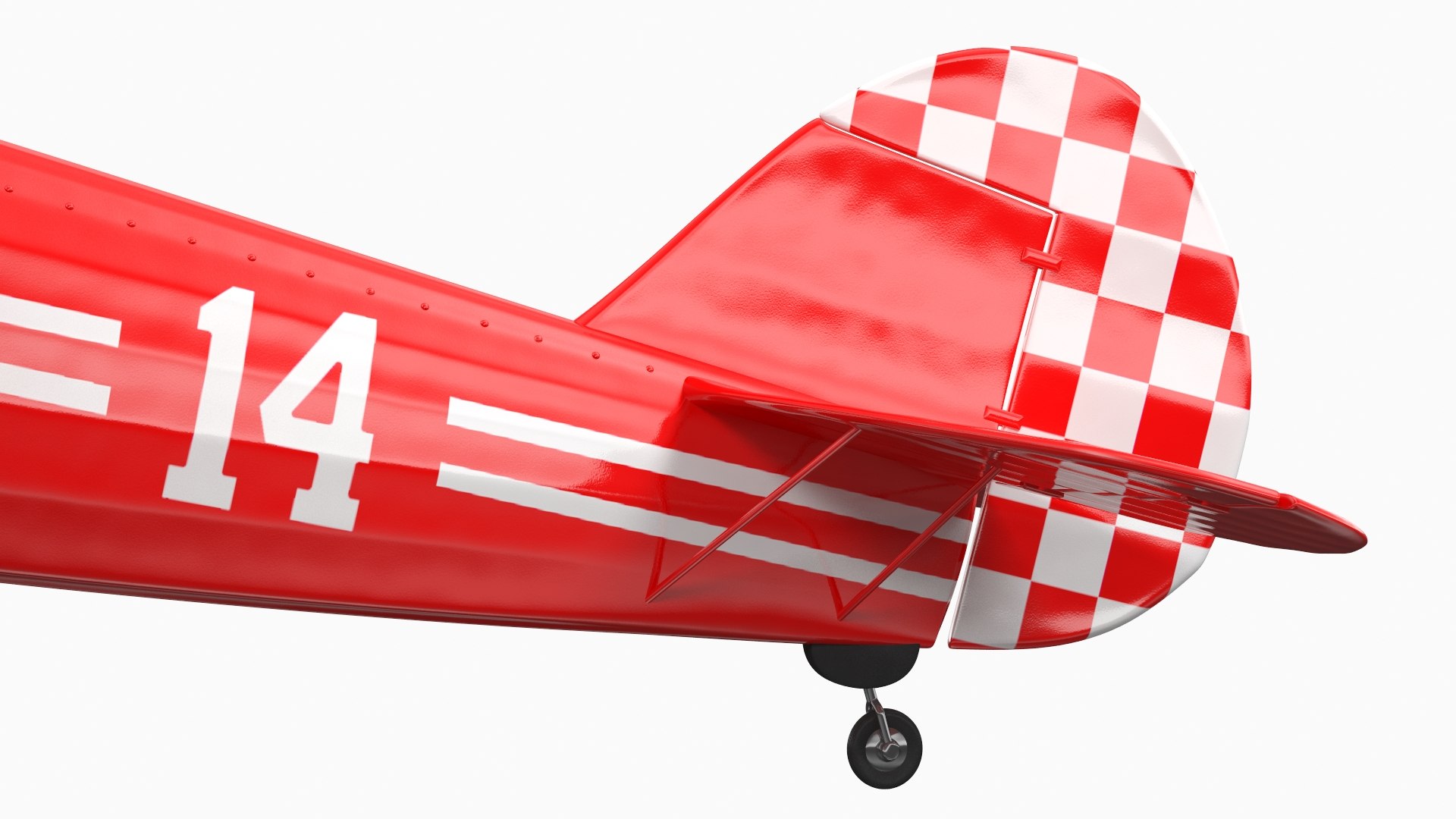 Biplane Red model - TurboSquid 1916601