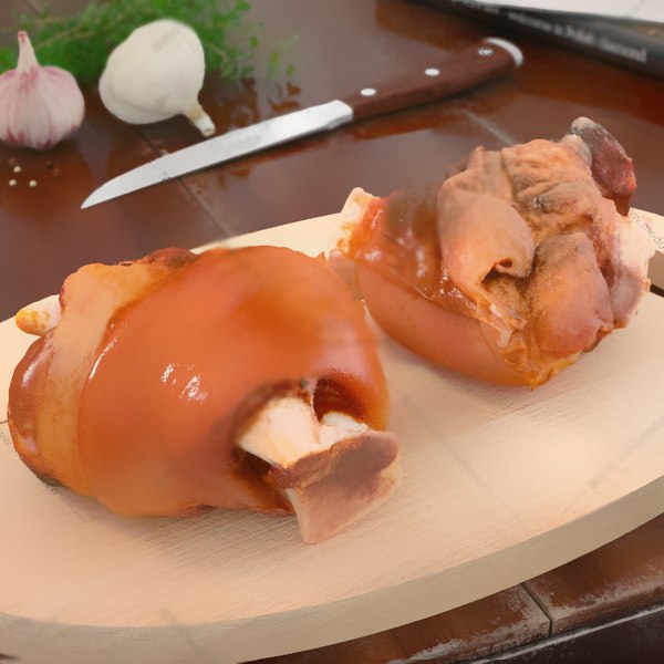 modelo 3d Codo de pata de cerdo tocino de cerdo jamón de panceta de ...