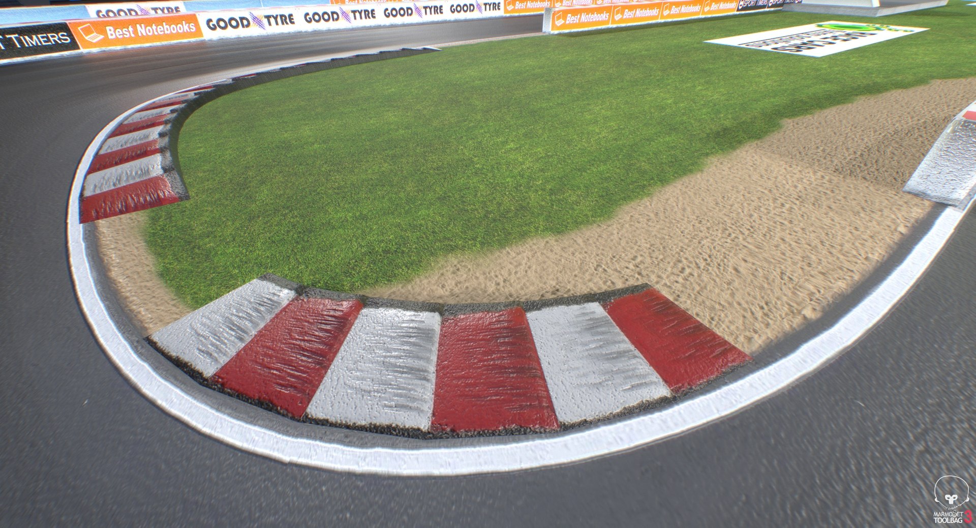 Stadium Race Track Model - TurboSquid 1597743