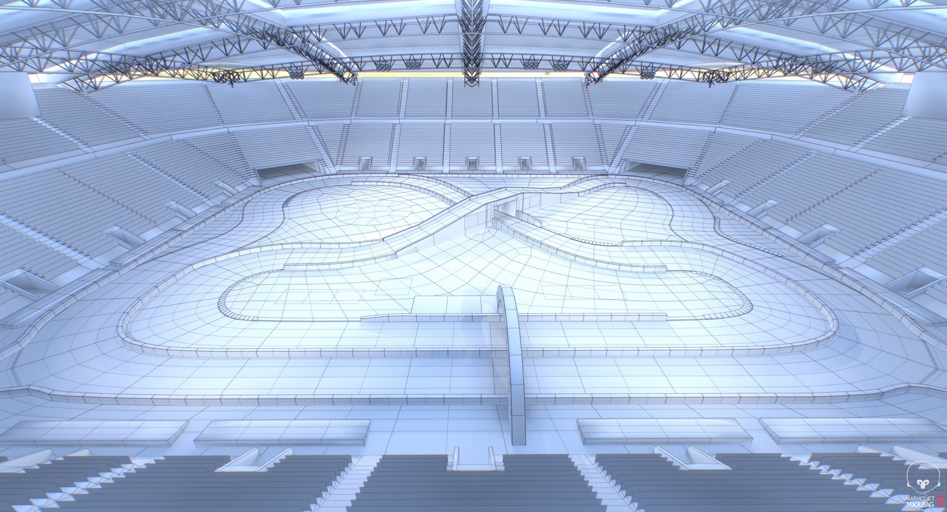 Stadium Race Track Model - TurboSquid 1597743