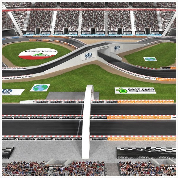 Racetrack 3D Models for Download | TurboSquid