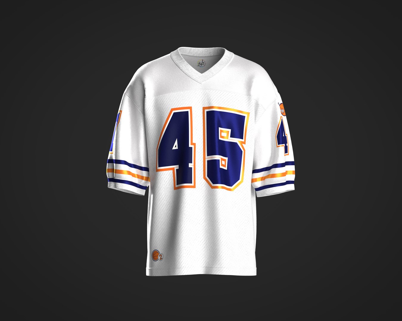 Oversized Basketball Look With Solid And Mash Fabric Giving Sporty Look ...