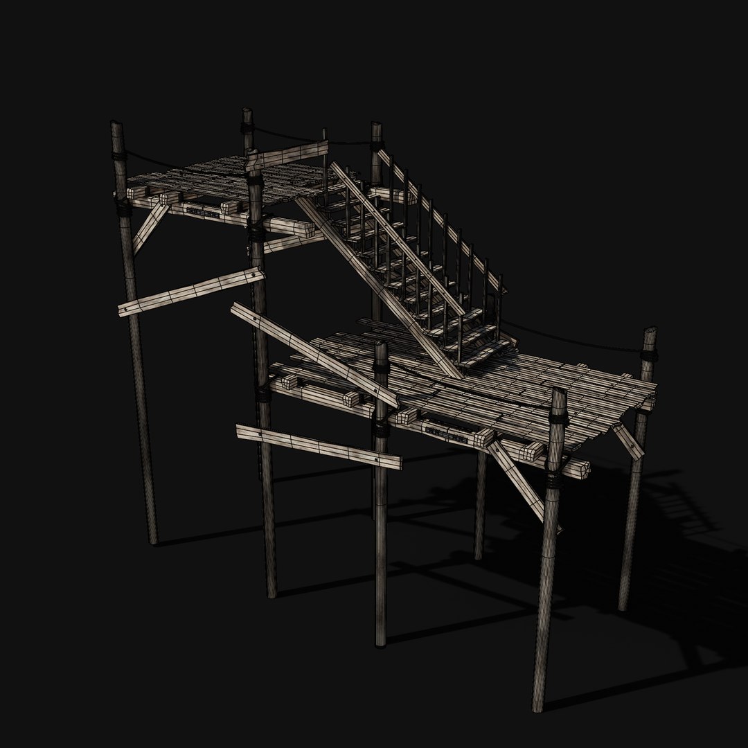 HARBOR HARBOUR PIER CONSTRUCTION DOCKS BRIDGE PORT AAA BUILDER 3D Model ...