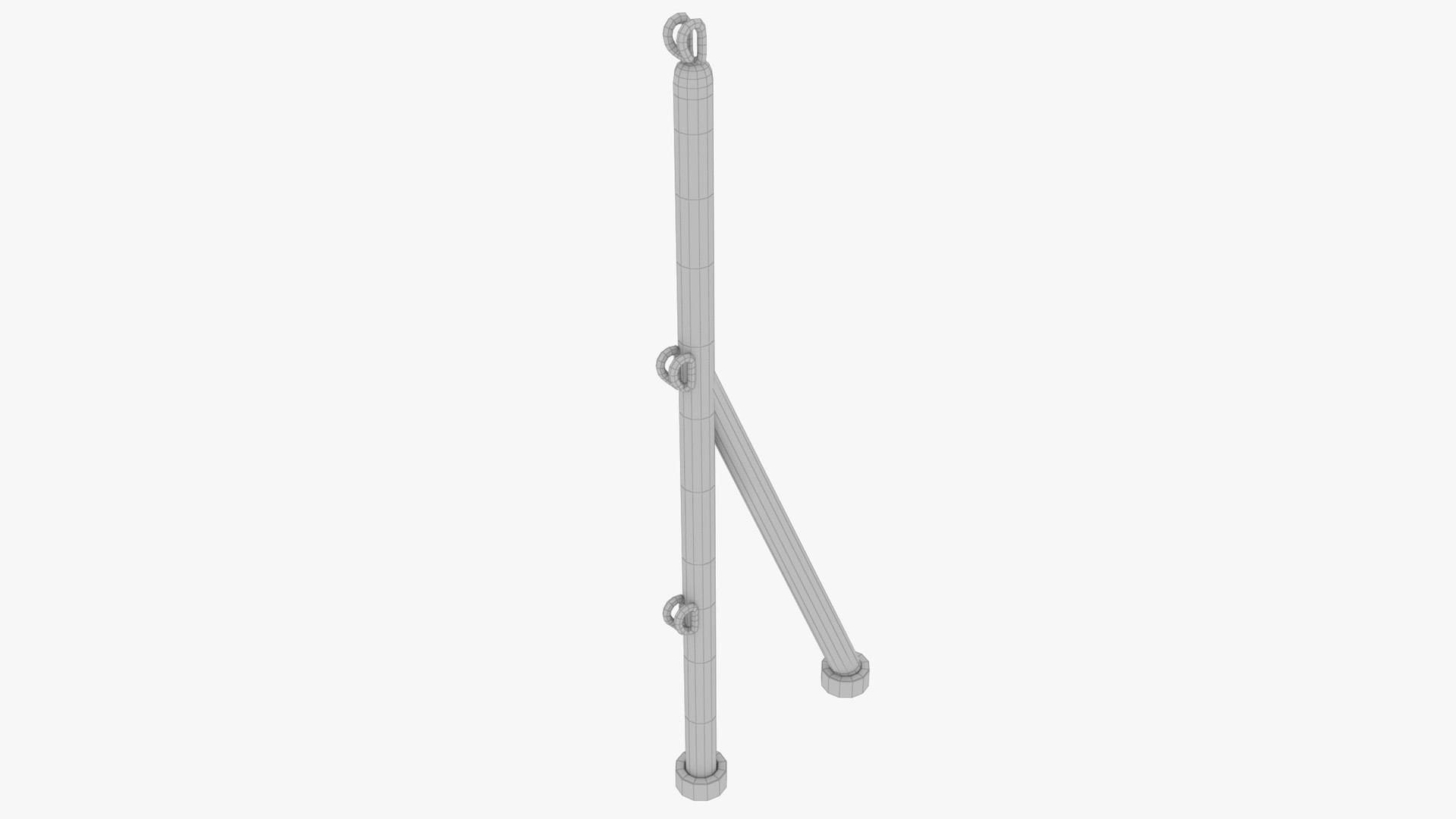 3D Model Ship Handrails Post V2 - TurboSquid 2104447
