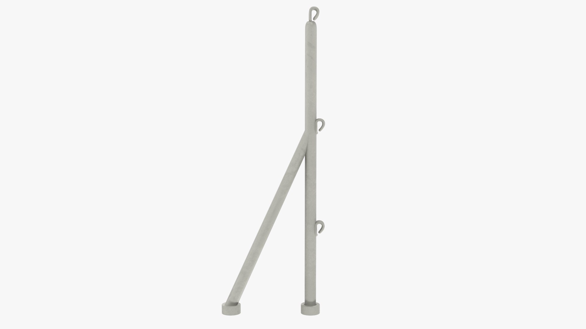 3D Model Ship Handrails Post V2 - TurboSquid 2104447