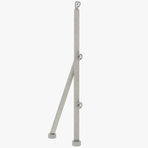 modelo 3d Ship Handrails Post V2 - TurboSquid 2104447
