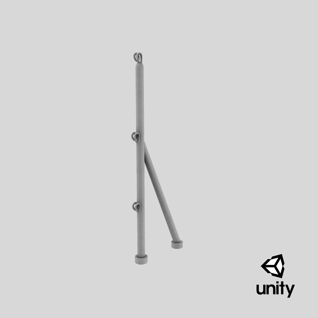 3D Model Ship Handrails Post V2 - TurboSquid 2104447