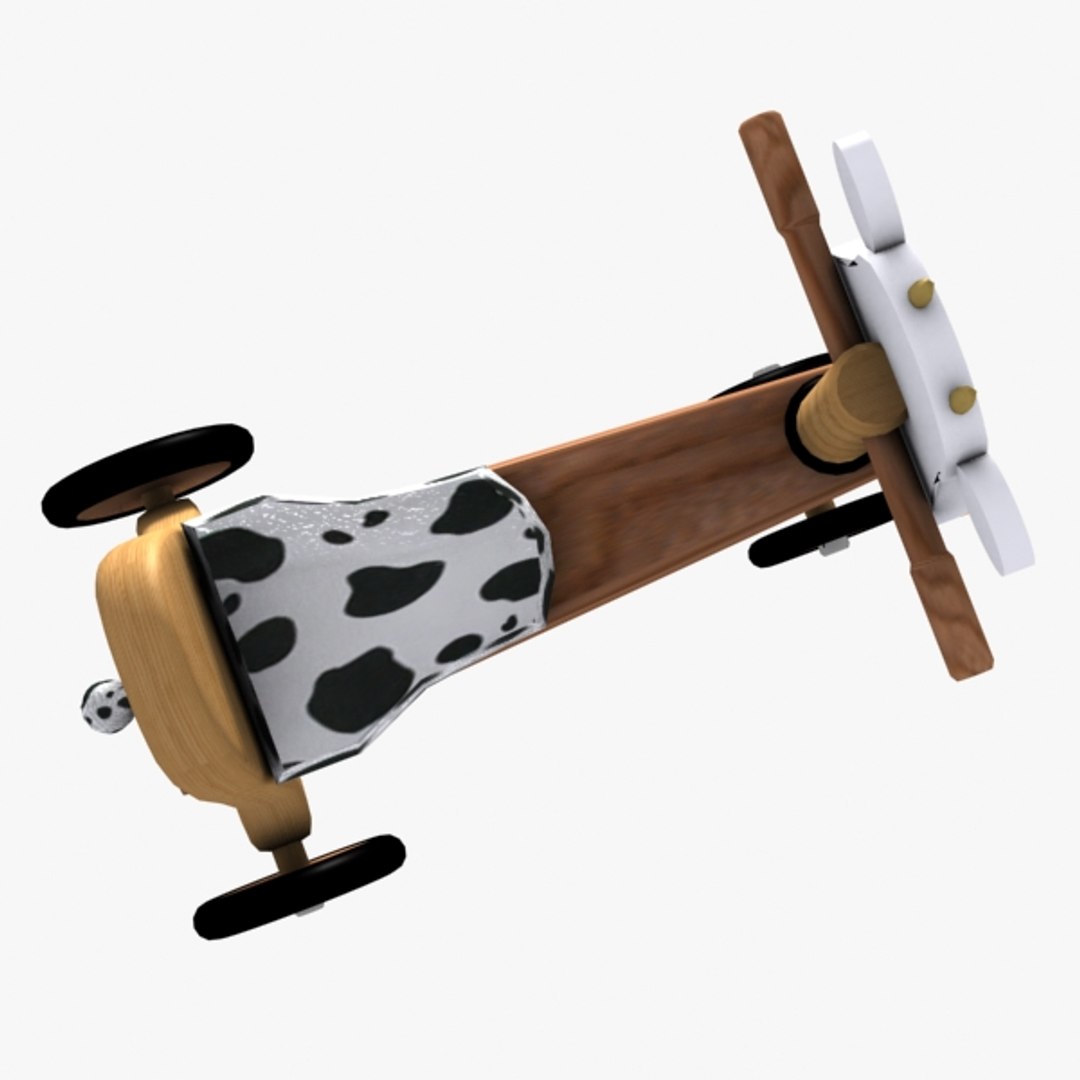 3d 3ds Child Cow Bike