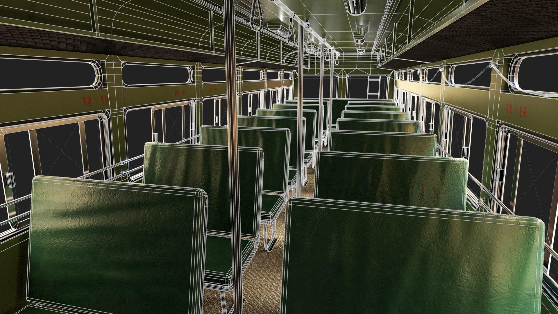 Indian ST Bus Collection Of 5 V2 3D Model - TurboSquid 2286527