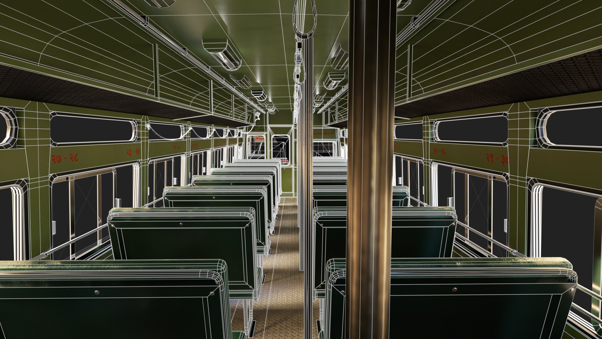 Indian ST Bus Collection Of 5 V2 3D Model - TurboSquid 2286527