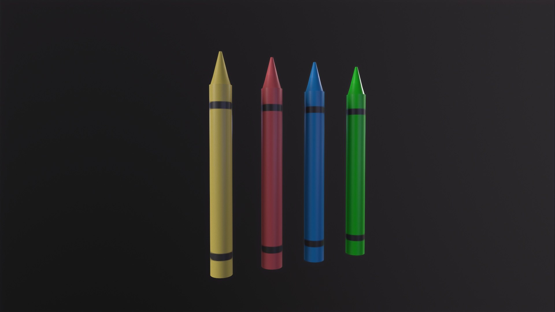 Crayons Crayon 3D Model - TurboSquid 2148231
