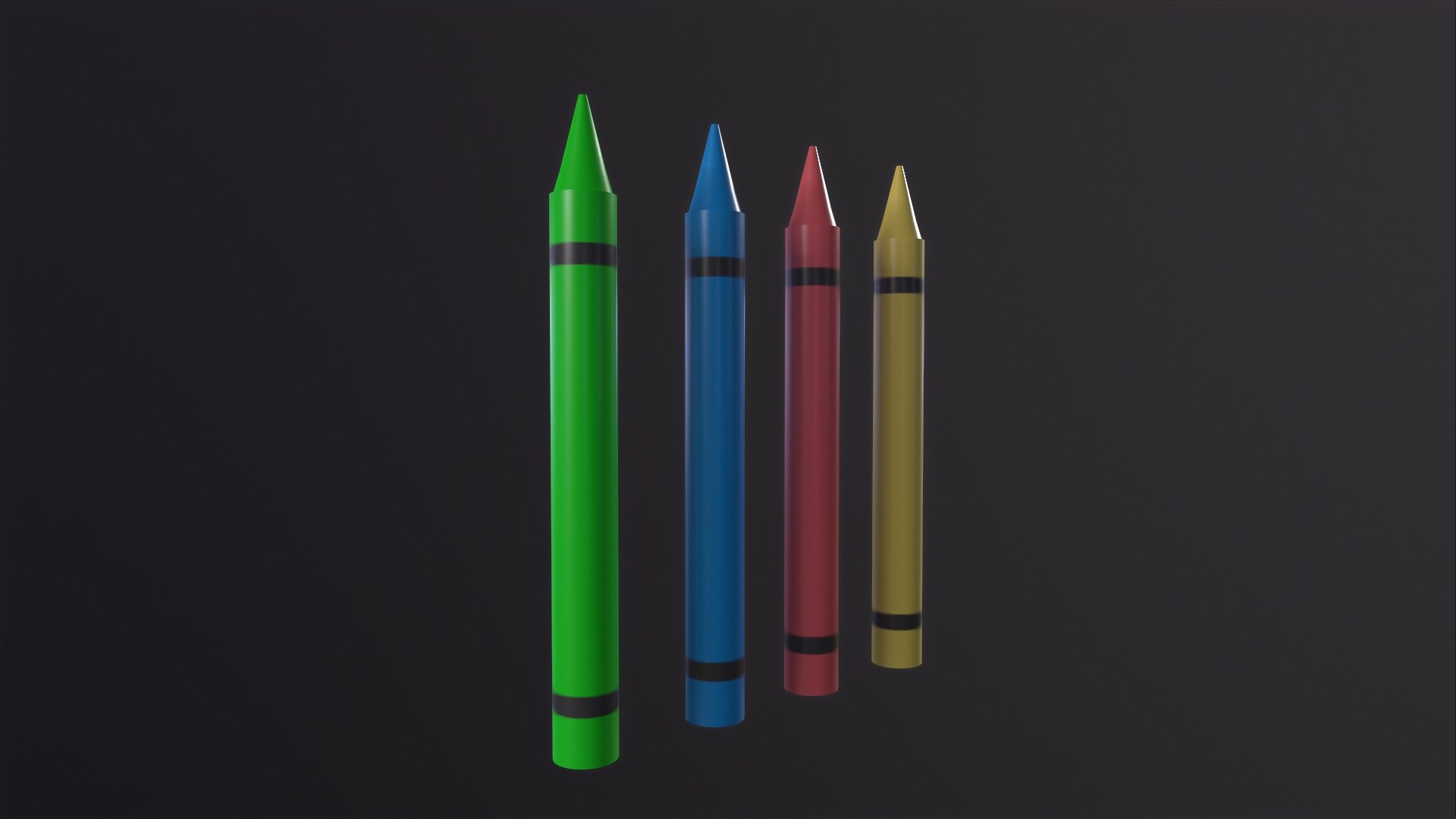 Crayons Crayon 3D Model - TurboSquid 2148231
