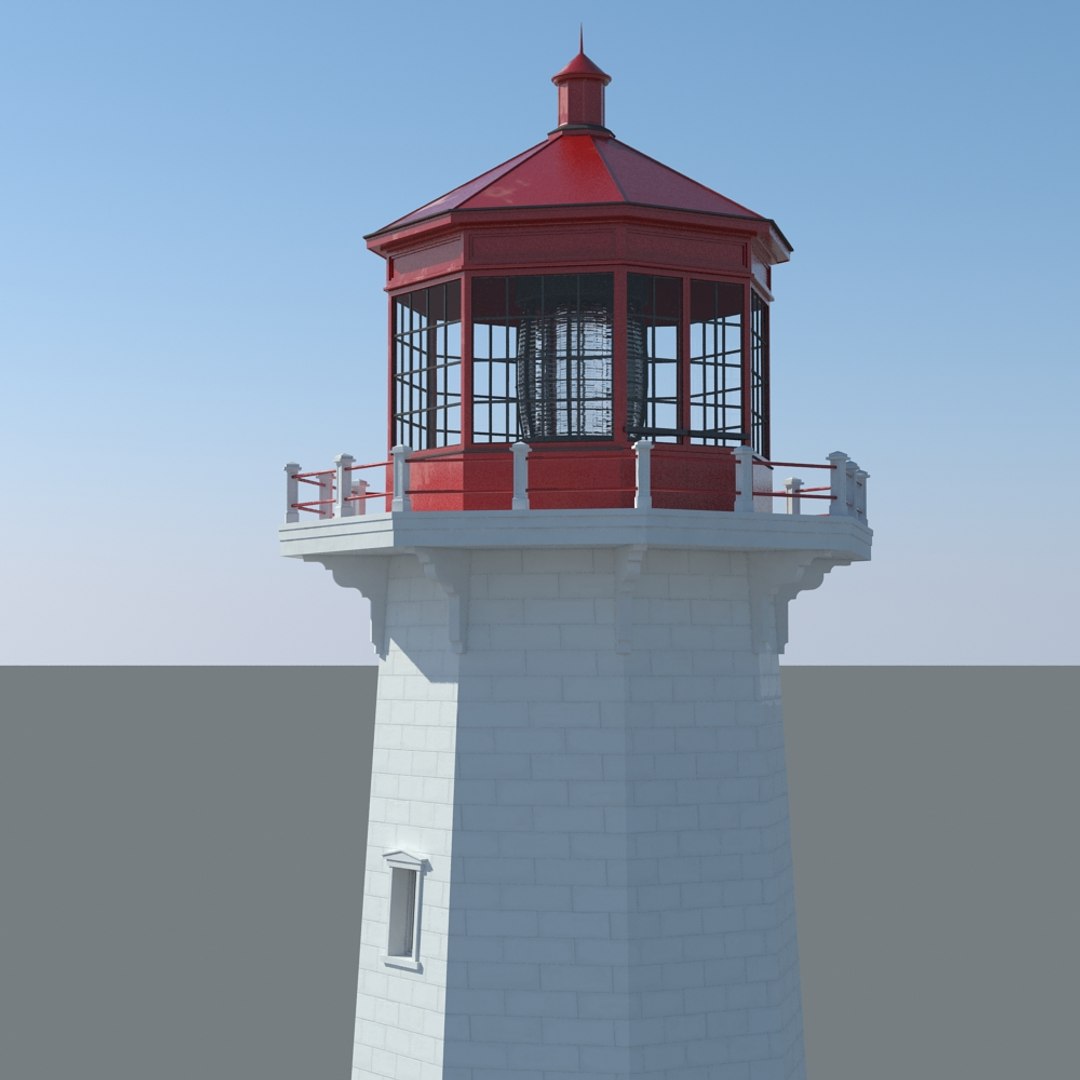 3d Model Lighthouse Light