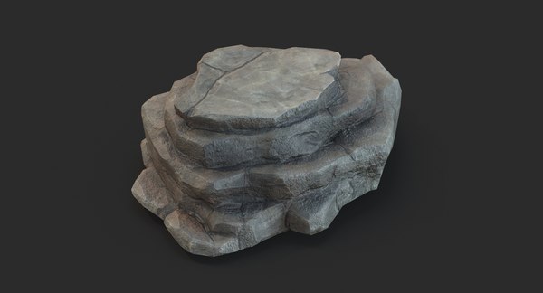 3D stones rock mountain model - TurboSquid 1316366