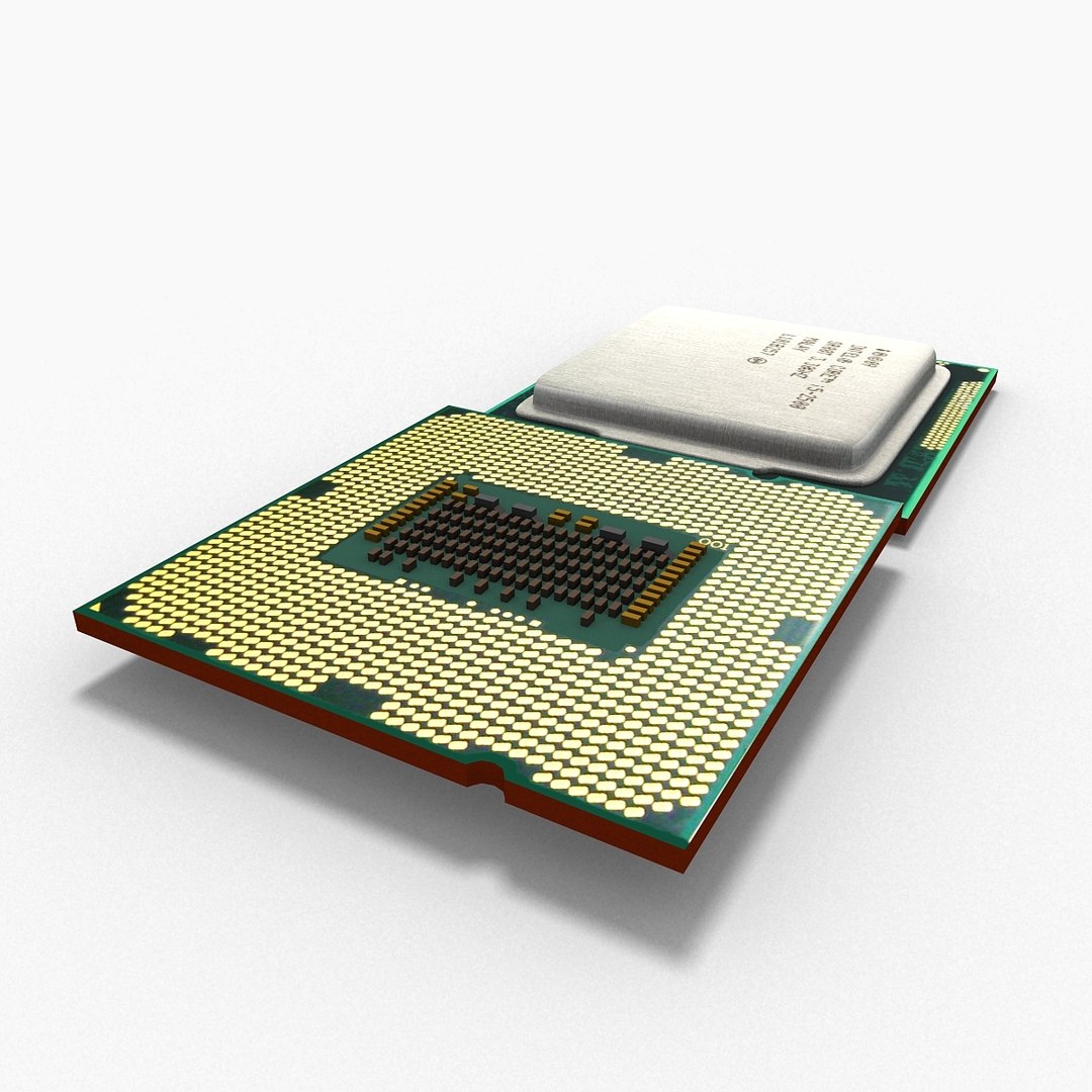 Cpu Intel I5 Component 3d Max