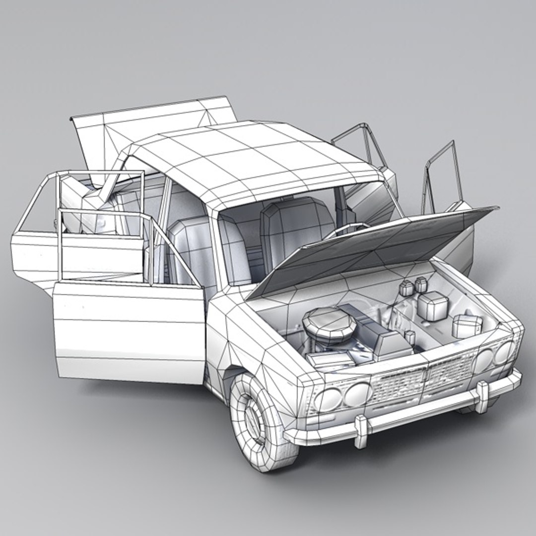 vaz 2103 3d model
