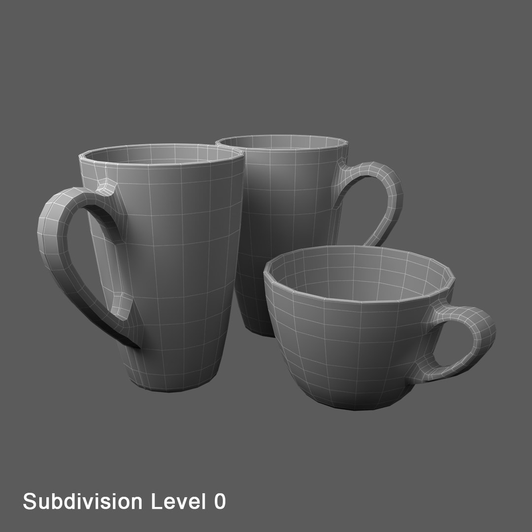 Free Ceramic Cups 3D - TurboSquid 1190586