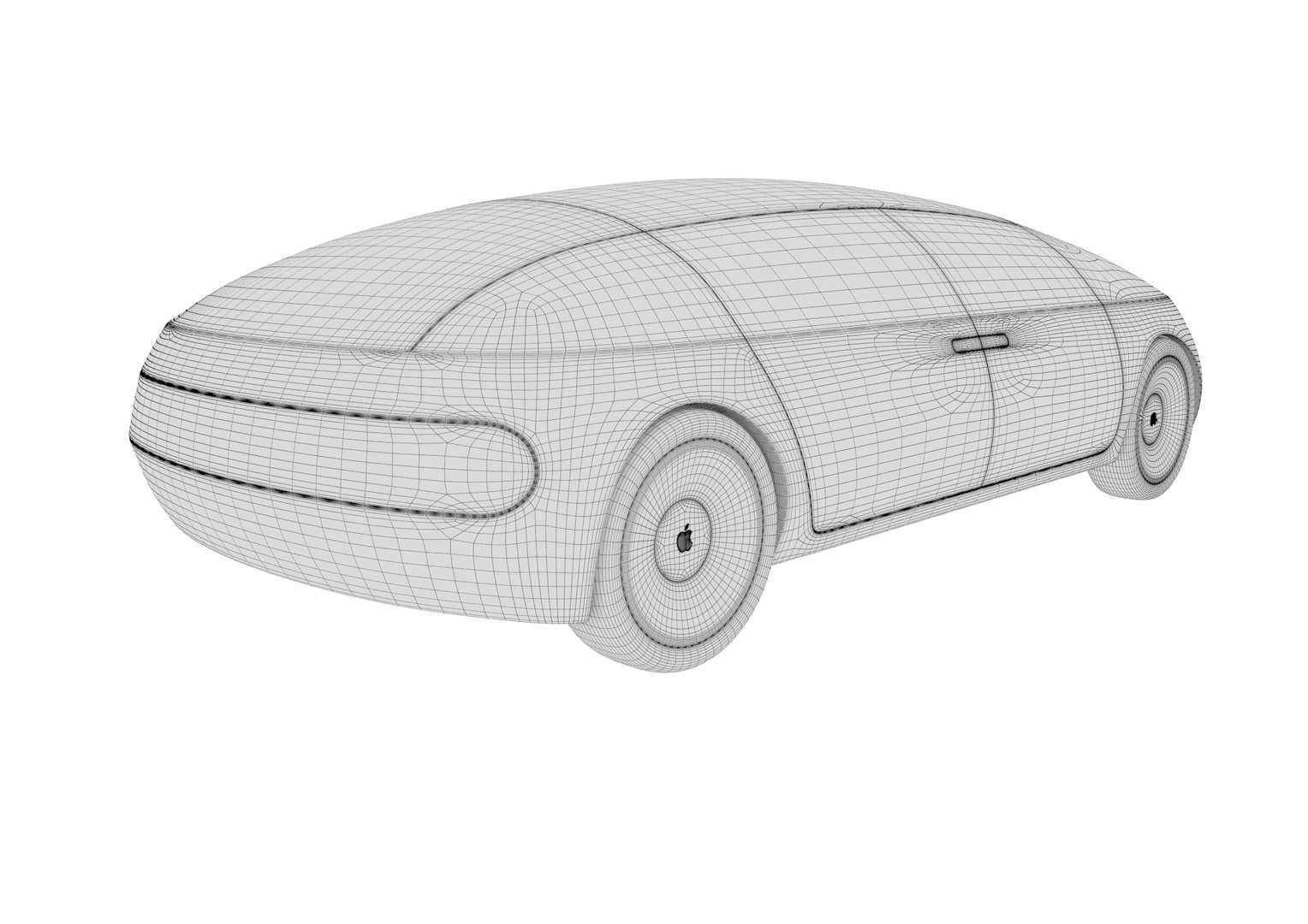 Apple Car Concept Model - TurboSquid 1688055
