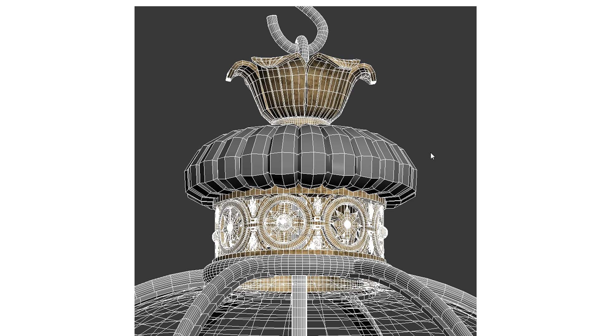 Jamb Hanging Globe Light Pendant 3D Model - TurboSquid 2093593