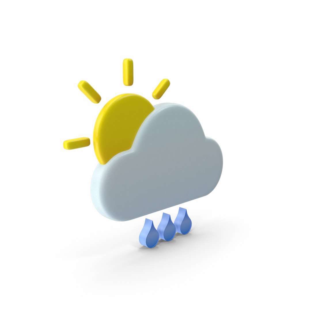 3D Model Weather Icon 2 - TurboSquid 2320199