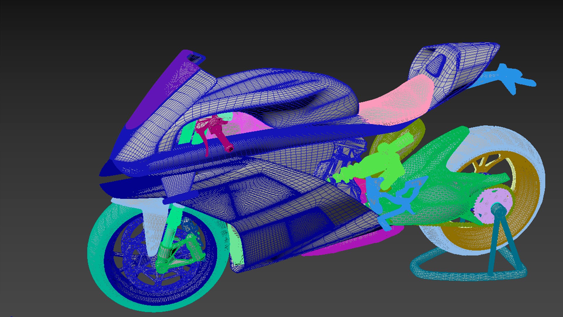 3D Model Moto Motorcycle - TurboSquid 1696874