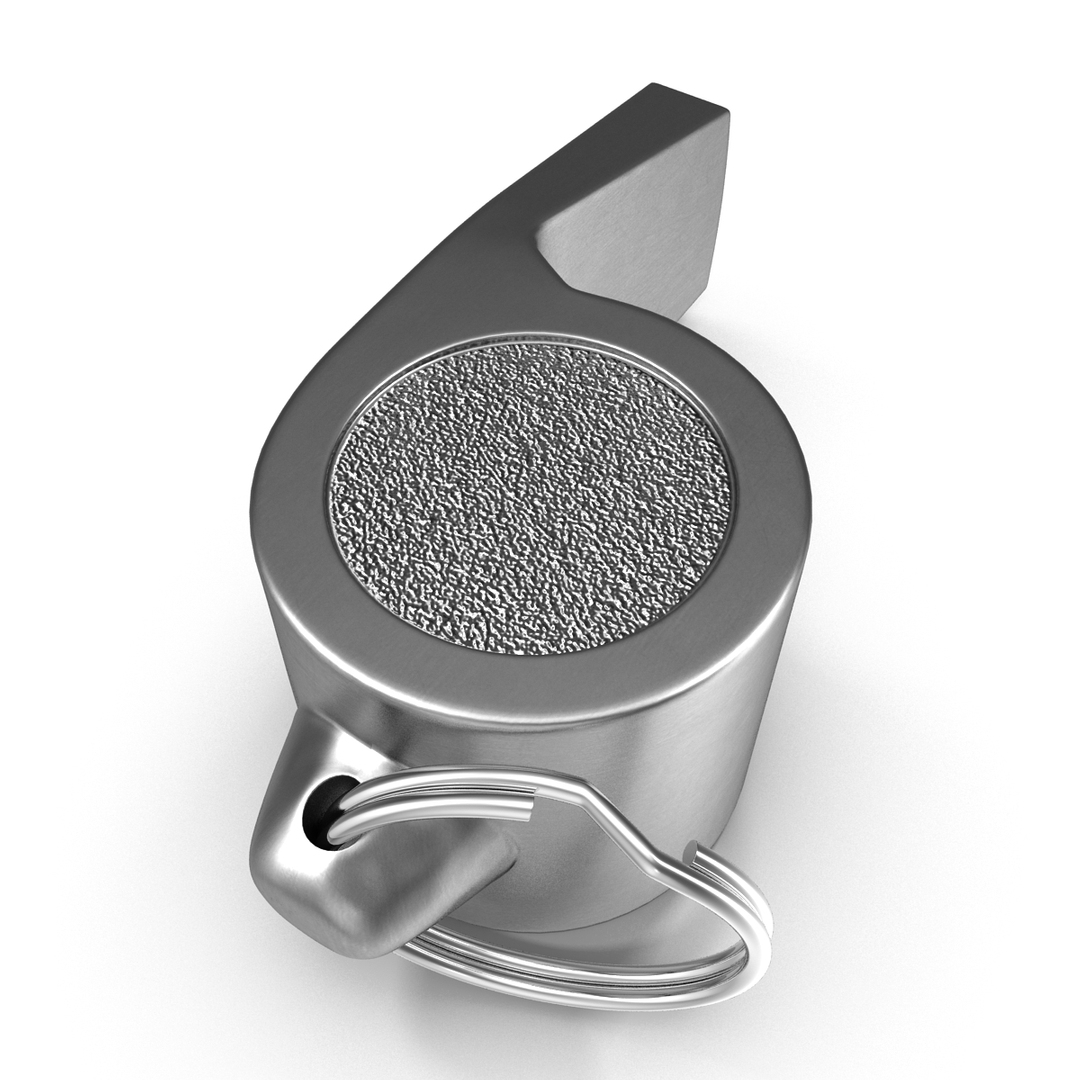 3d referee whistle model