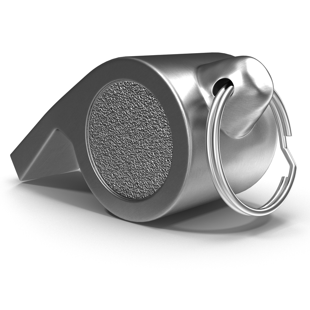 3d referee whistle model