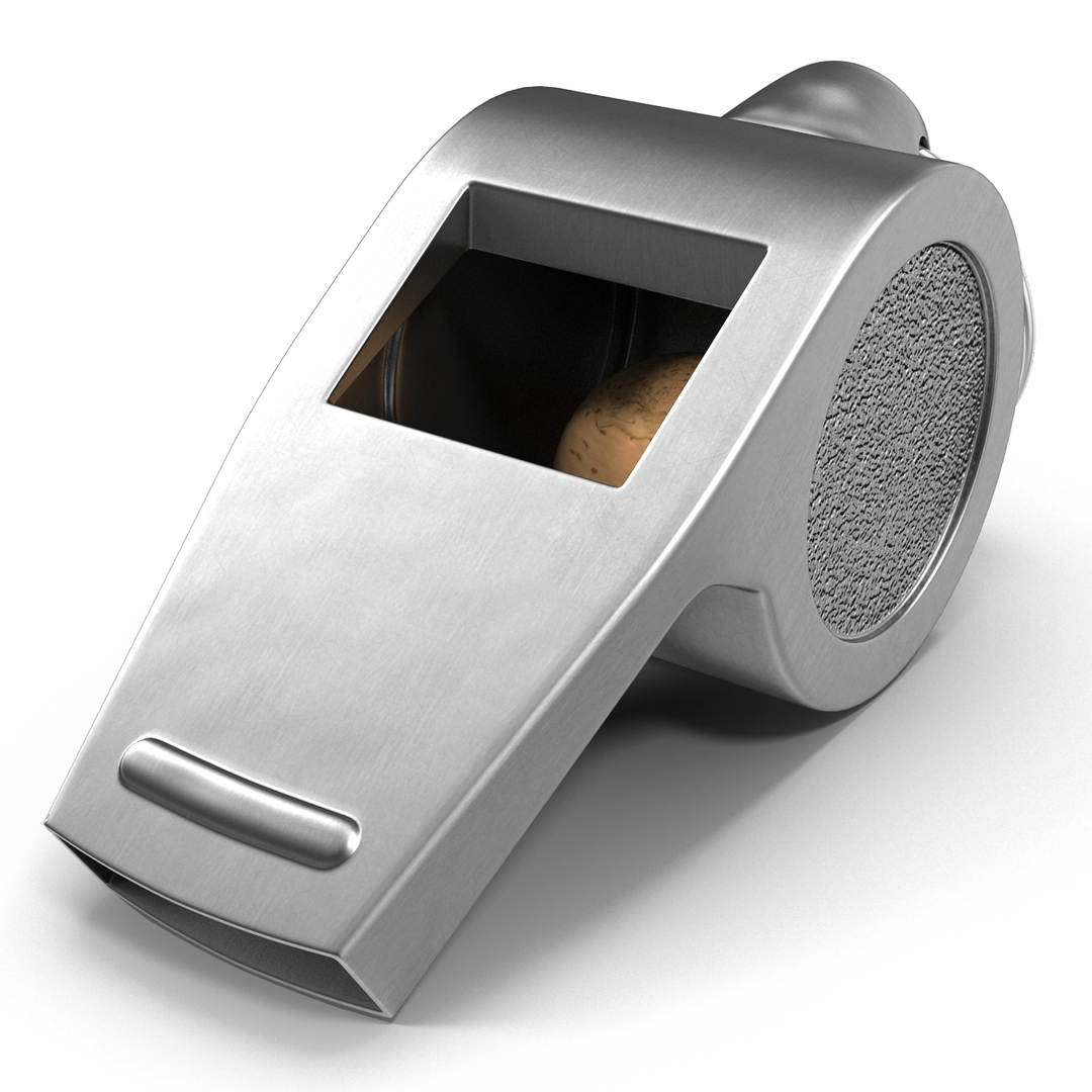 3d referee whistle model