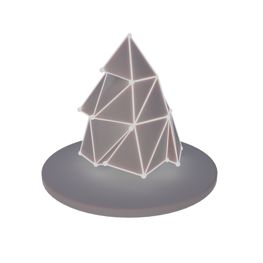 Animated Tech Tree - 2k Loop Video - 241 Png Render - Snow Sky Model ...