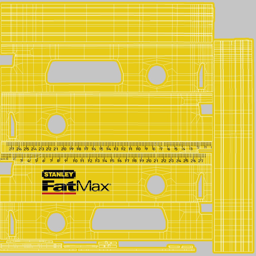 3D Model Spirit Level Stanley Fatmax - TurboSquid 1328494