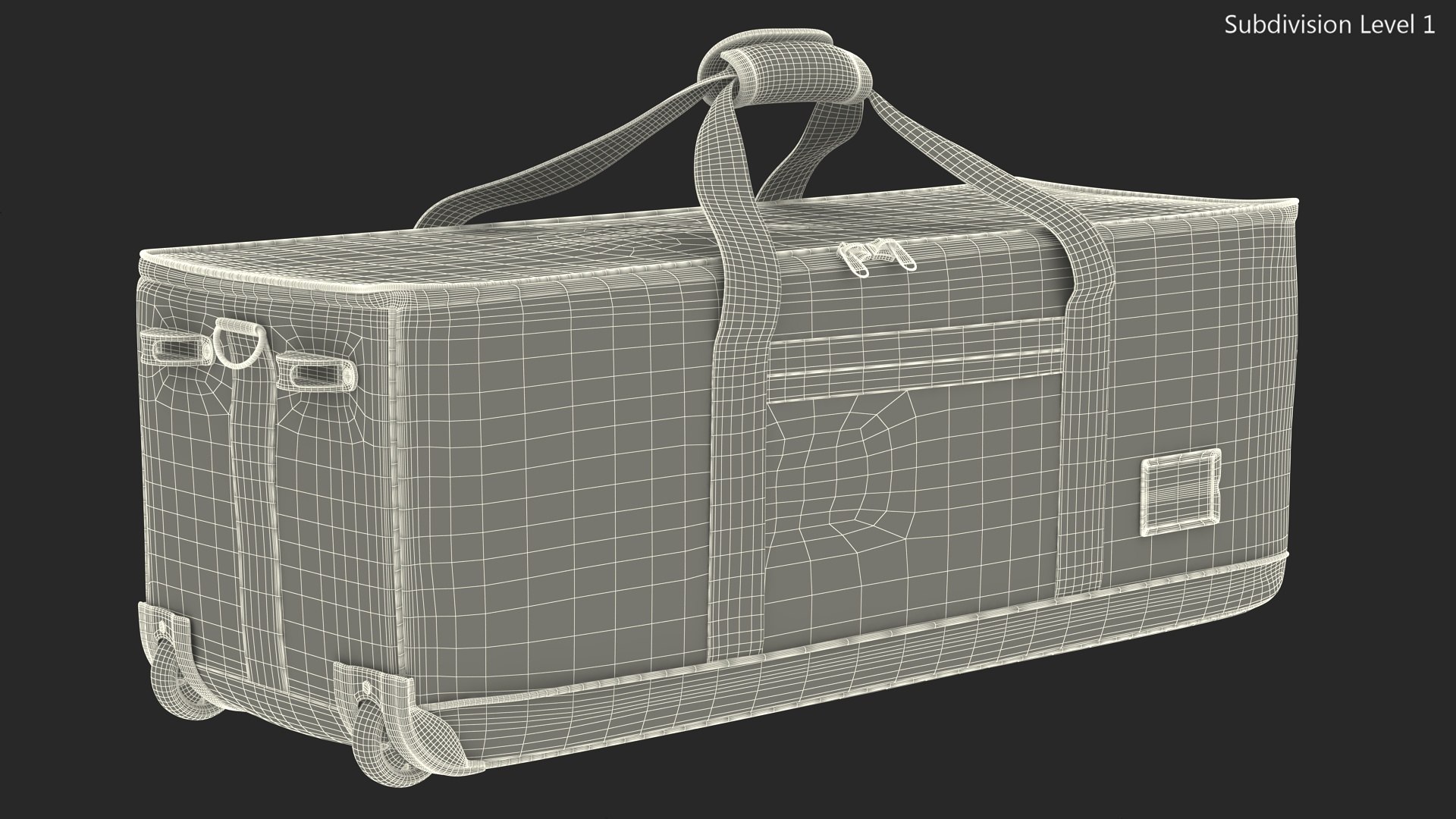 3D Travel Rolling Duffel Bag - TurboSquid 2070497