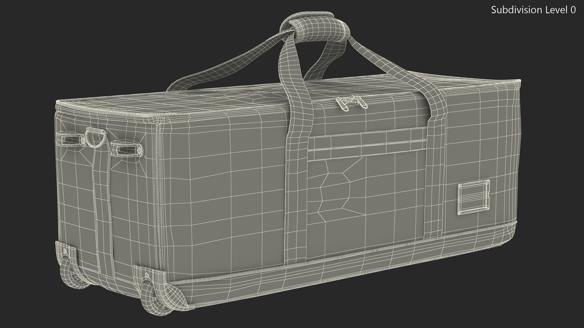 3D Travel Rolling Duffel Bag - TurboSquid 2070497