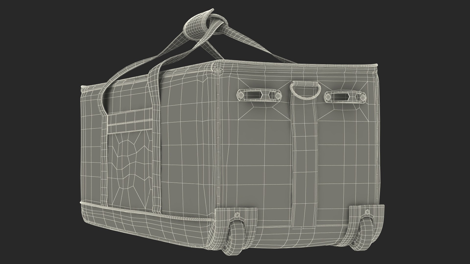 3D Travel Rolling Duffel Bag - TurboSquid 2070497