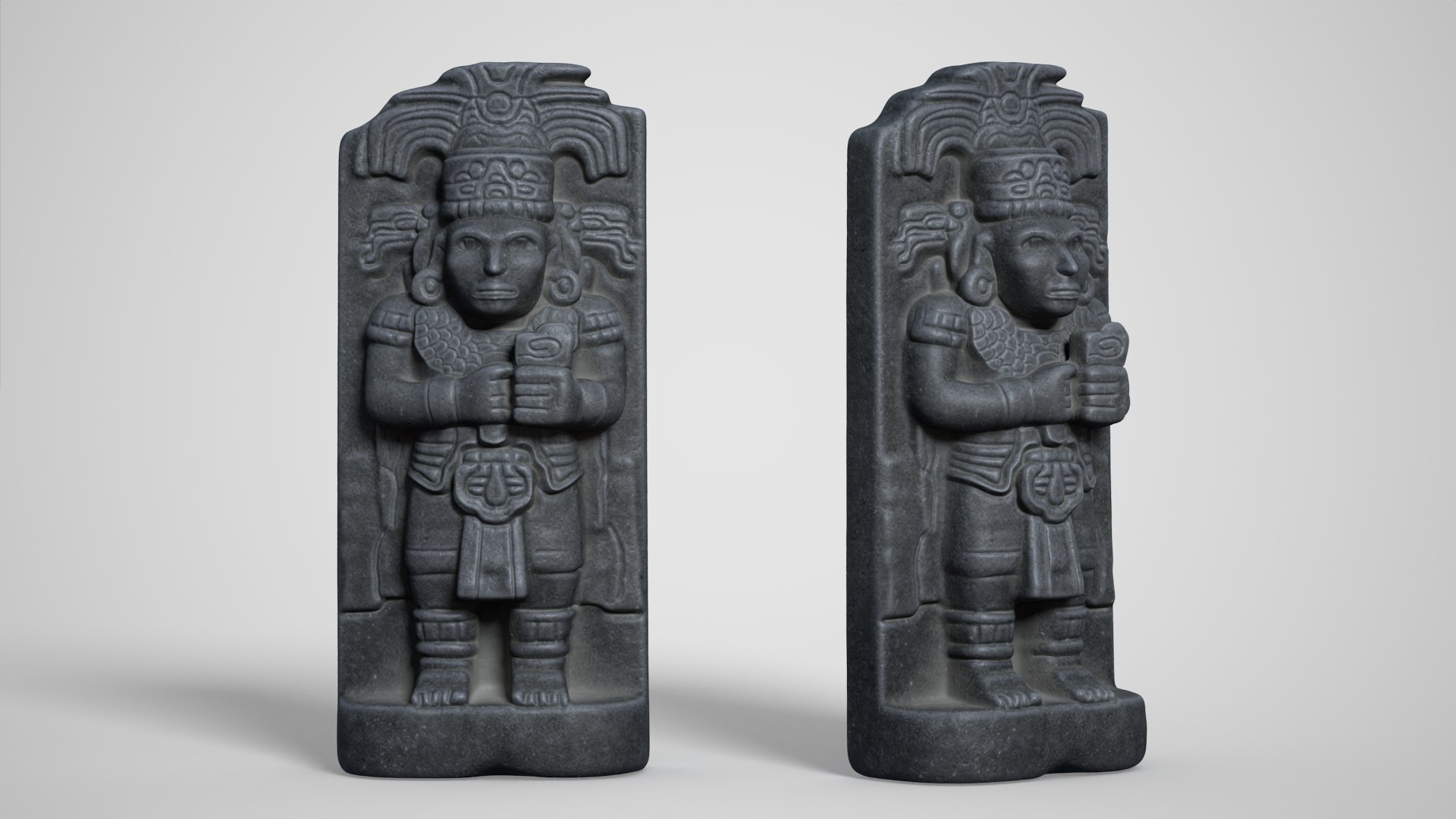 3D 8 Mayan Statues - 241212 Model - TurboSquid 2324688