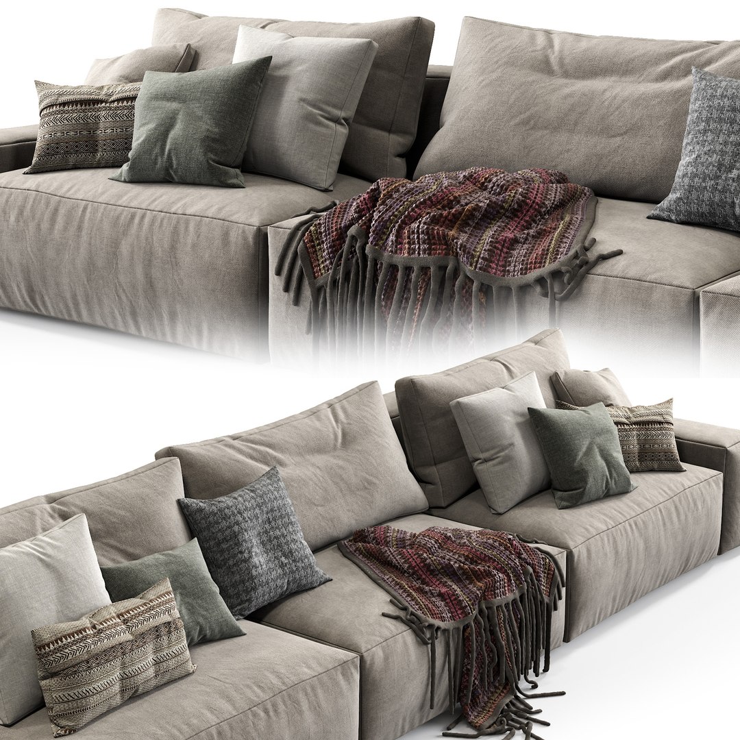 Jesse sofa daniel composition 3D model - TurboSquid 1625656