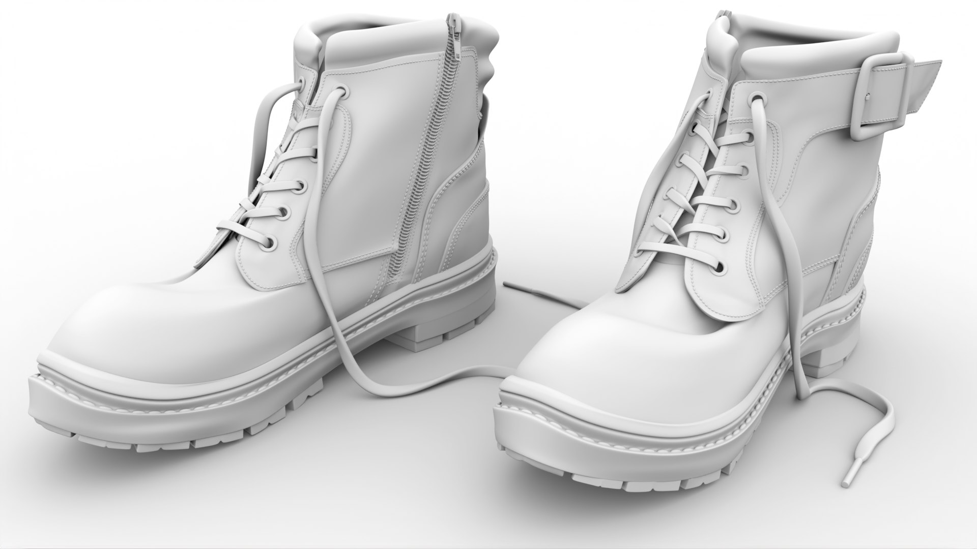 3D Leather shoes - TurboSquid 2072549