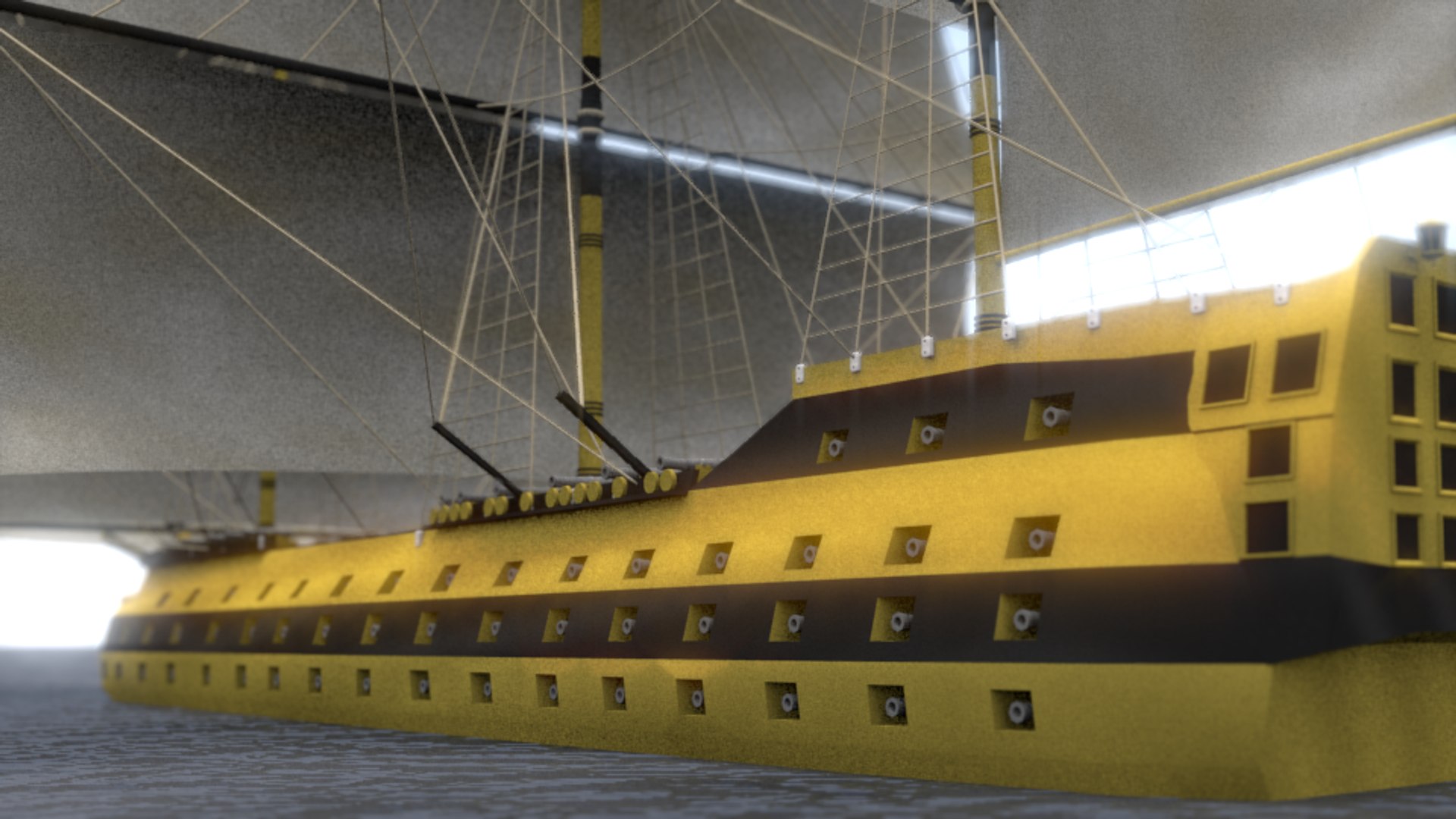 3d Hms Victory Model