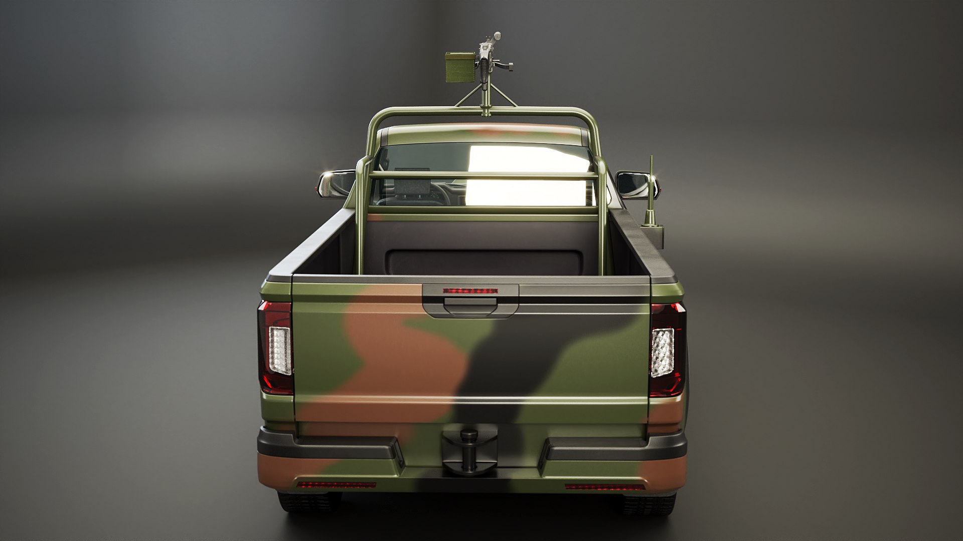 Generic Military Tactical Pickup With Machine Gun 3D Model - TurboSquid ...