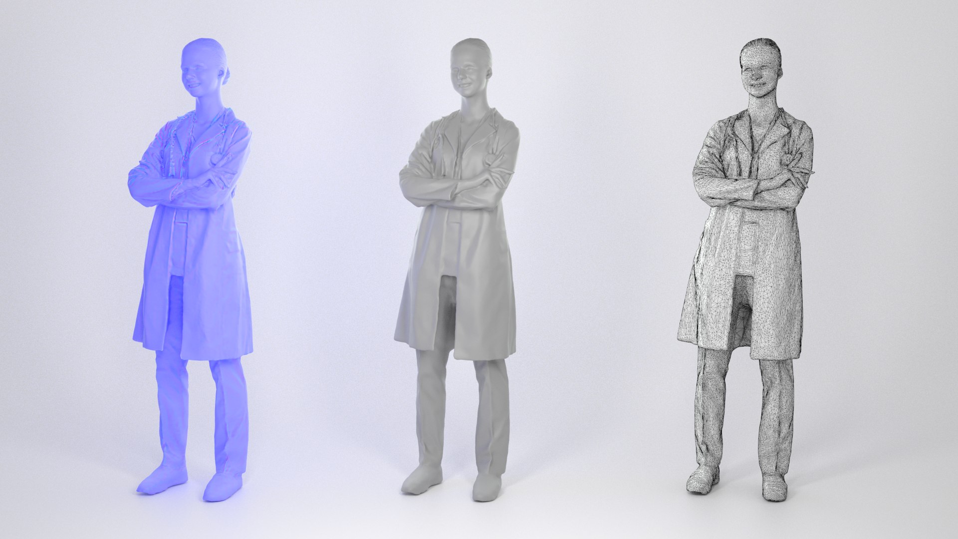 3D Model Photogrammetry Human Woman Character - TurboSquid 1453960