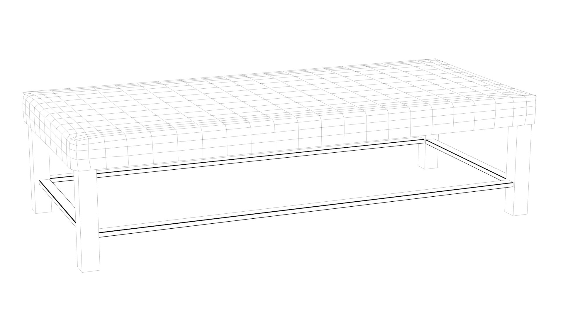 Bench 3D - TurboSquid 2099993