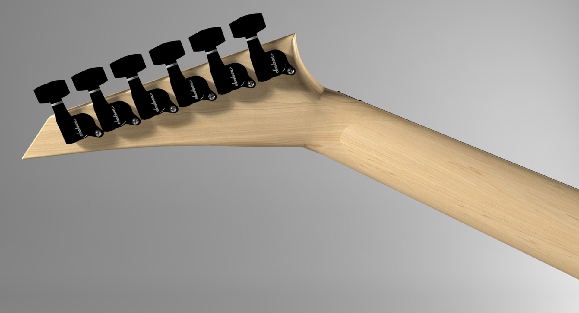 3d Model Guitar Jackson Js30 Rr