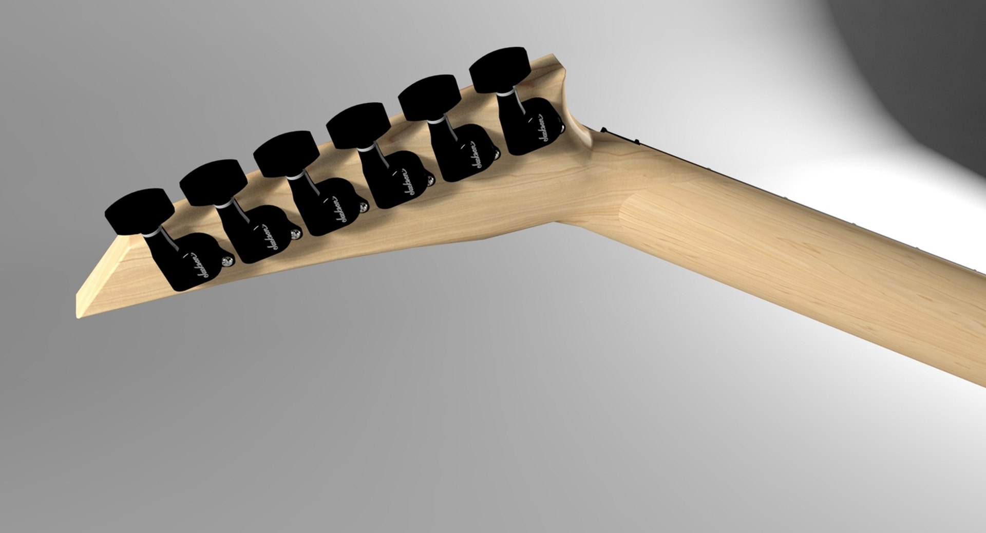 3d Model Guitar Jackson Js30 Rr