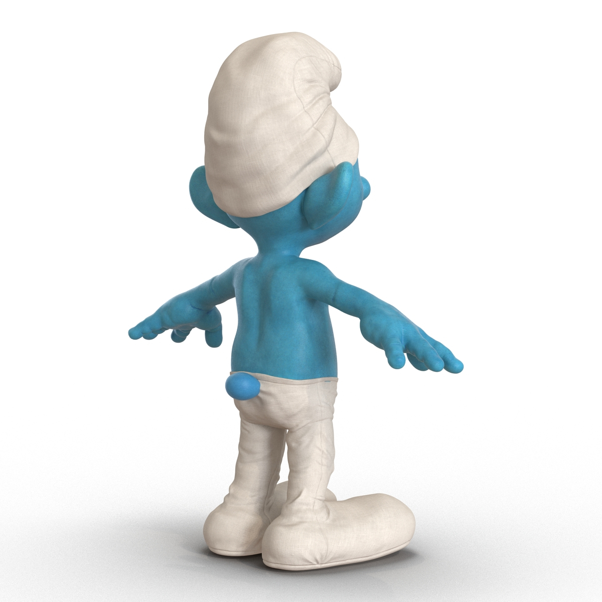 3d smurf rigged model