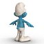 3d Smurf Rigged Model