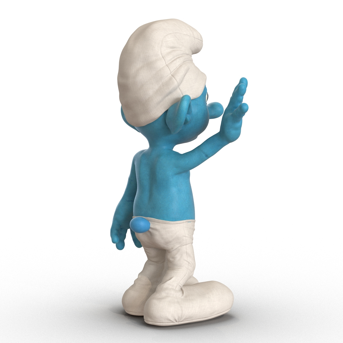 3d smurf rigged model